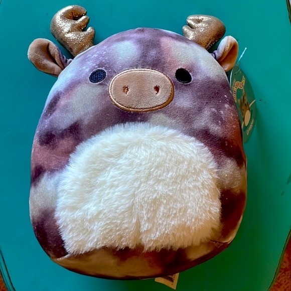 Squishmallows | Toys | Nwt 8 Greggor The Moose Squishmallow | Poshmark